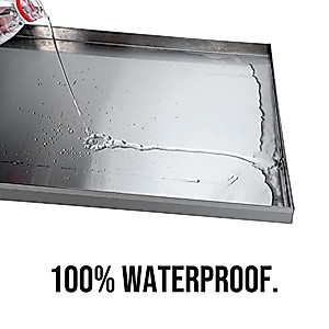 Confote 23.6"x17.6" Stainless Steel Replacement Tray for Dog Crate, Chew-Proof and Crack-Proof