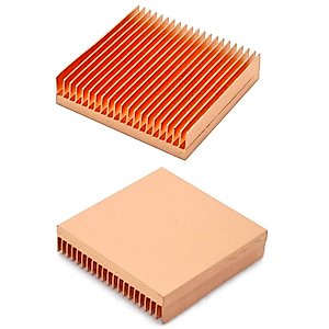 Pure Copper Heatsink 30x30x7mm / 1.18x1.18x0.28 inches for Electronic Chip Cooling