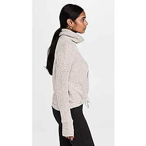 Sweaty Betty Women's Restful Boucle Textured Pullover Sweatshirt White