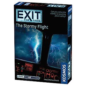 EXIT: The Stormy Flight | Escape Room Game in a Box| EXIT: The Game – A Kosmos Game | Family – Friendly, Card-Based at-Home Escape Room Experience for 1 to 4 Players, Ages 12+