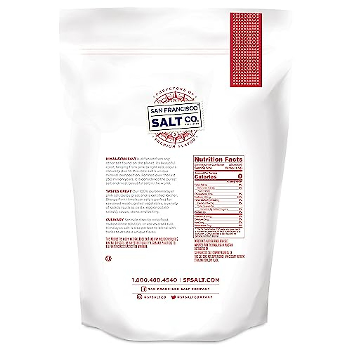 Sherpa Pink Himalayan Salt - 2 lbs. Extra-Fine Grain