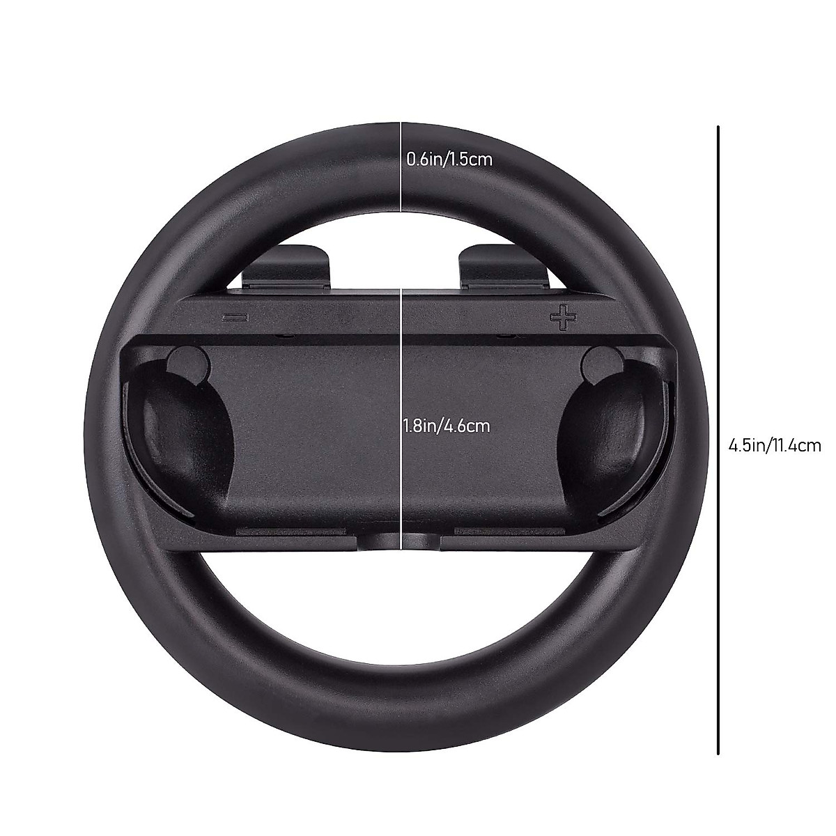 Racing Games Steering Wheel Grip Suitable, Joy-Con Steering Wheel, Red and Blue Game Wheels(Adult Version)