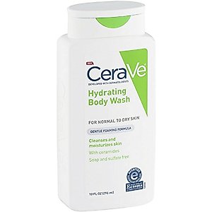 CeraVe Hydrating Body Wash 10 oz (Pack of 4)