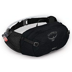 Osprey Seral 4 Lumbar Bike Hydration Pack, Black, One Size