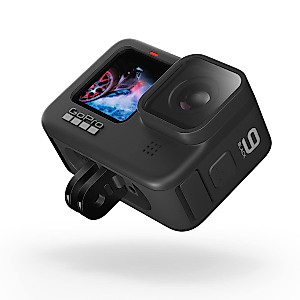LUIBOR GoPro HERO9 Black, Waterproof Sport and Action Camera, 5K/4K Video, Power Bundle with Dual Charger, 3 Extra Battery, 128GB microSD Card, Cleaning Kit