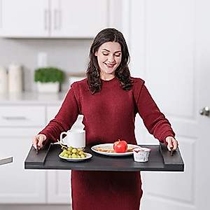 RELODECOR Noodle Board Stove Covers, Premium Stove Top Cover Board for Gas Stove Burner and Electric Range, Kitchen Sink Cover for Counter Space, Decorative Tray for Kitchen (Dark Walnut)