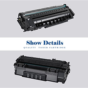 49A Black Toner Cartridge 2 Pack Compatible Replacement for HP 49A Q5949A Q7553A 53A Toner for HP Laserjet 1320 Toner Cartridge work for P2015 1320tn 1320nw 1320n P2015n P2015d Printer Ink