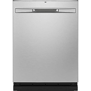 GE® Fingerprint Resistant Top Control with Stainless Steel Interior Dishwasher with Sanitize Cycle & Dry Boost with Fan Assist