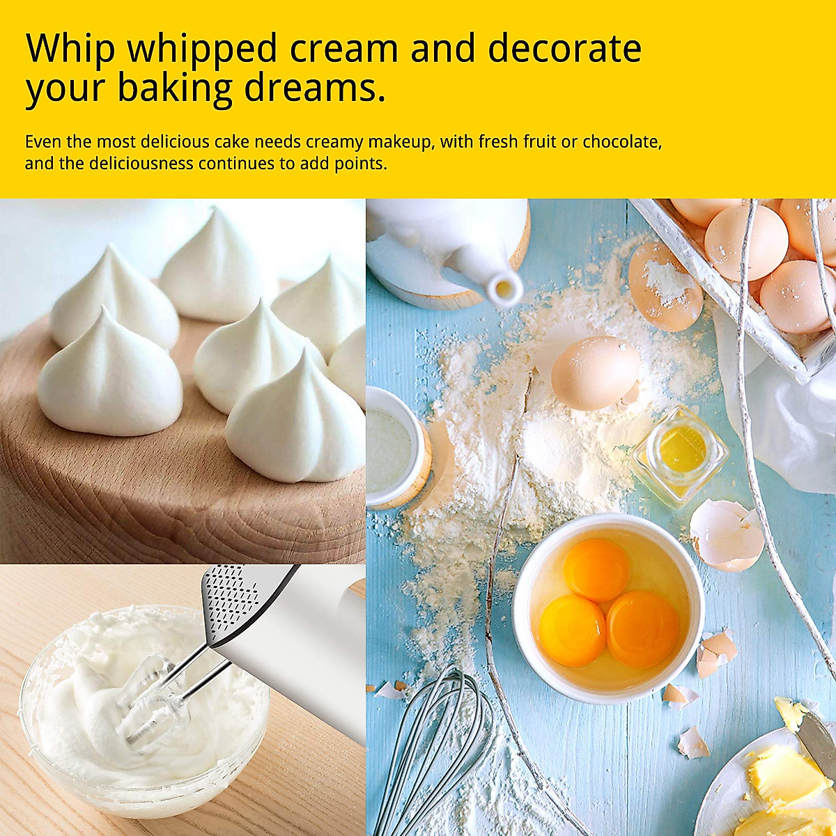 W10490648 Hand Mixer Turbo Beaters for Blending Soups, Smoothies, Shakes, Egg Whites,Replaces:AP5644233,AP6022244,PS11755576,PS11755576-by Sikawai