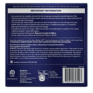 Durex Performax Intense Condom, 24 Count (Pack of 4)