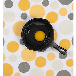 Ritz Royale Collection 100% Polyester Microfiber, Multi-Purpose, Polka Dot Print Kitchen Towel Set, 25" x 16", 2-Pack, Daffodil Yellow