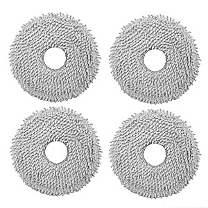 Mop Pad Cloth Wipes Cleaning Tools Kit For P10/QRevo Sweeping Parts Accessories Rag Mop Robot Vacuum Cleaner Replacement Washable Mop Pads Vacuum Cleaner Cleaning Supplies Mop Cloth Accessories Floor