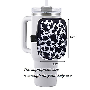 Water Bottle Pouch for Stanley Iceflow 20/30oz & Stanley Tumbler Quencher Adventure 40oz,- Ideal for Outdoors, Gym and Daily Use