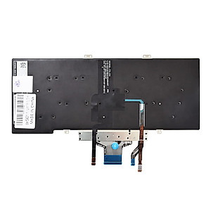 SUNMALL Replacement Keyboard with Backlit and Trackpoint Compatible with Dell Latitude 7400 3400 5400 7410 5401 NOT Fit for Latitude 7400 2-in-1 Black US Layout