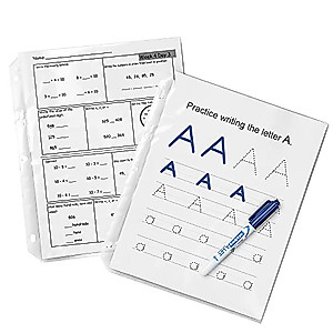 Avery Diamond Clear Page Protectors for 3 Ring Binders, 10 Document Protectors Per Pack, 4 Packs, 40 Protectors Total (74084)