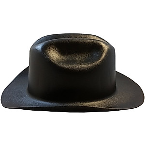 Western Cowboy Hard Hat with Ratchet Suspension (Orange)