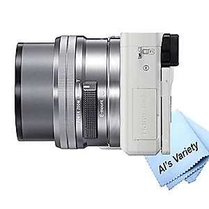 Sony a6000 Mirrorless Digital Camera(Graphite) with 16-50mm Lens + 32GB Card, Tripod, Case, and More (18pc Bundle)