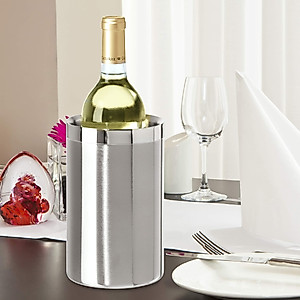 Oggi Wine Cooler, Stainless Steel