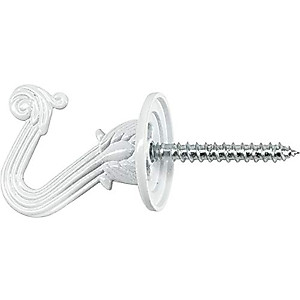 OOK Alloy Steel 534516 50340 Swag Hooks, White