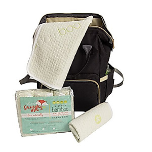 Absorbent Bamboo Baby Changing Table Pads 3 Pack - Reusable Extra Soft Baby Diaper Changing Liners - Leak-Proof - Stain Protective Cover for a Changing Dresser- Extra Large