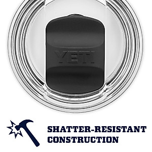 YETI Rambler Stackable Pint, Vacuum Insulated, Stainless Steel with MagSlider Lid, Black Stone