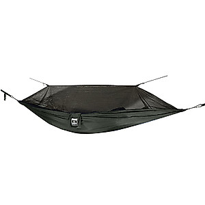 Oak Creek Camping Hammock and Accessories. Complete Package with Mosquito Bug Net, Rain Fly, Tree Straps. Great for Hiking, Backpacking, and Travel. Weighs Only 4 Pounds. Carbon Gray.