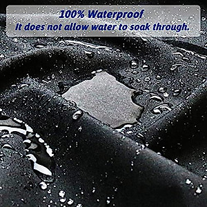 Utheer 73700 Grill Cover for Pit Boss 700FB, Lexington 500 and Lexington 540, Classic 700 Wood Pellet Grills, Heavy Duty 600D Waterproof Fabric Black Barbecue BBQ Grill Cover, 42" L x 28.5" W x 38" H