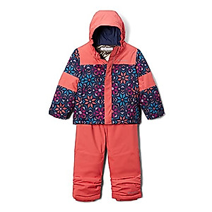 Columbia Baby Mighty Mogul Set, Blush Pink Paperflakes/Blush Pink, 6/12