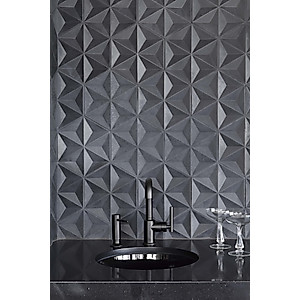 KOHLER 1995-BL Contemporary Design soap/Lotion Dispenser, Matte Black