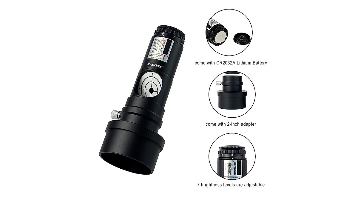 SVBONY Red Laser Collimator for Telescope Alignment | Accurate & Easy