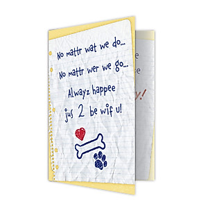 Dog Speak No Matter What Always Happy To Be With You Dog Birthday Card - Happy Birthday From Thoughtful Pet Card
