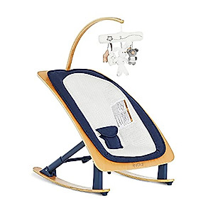 Evolur Tory 2-in-1 Rocker & Chair, Blue