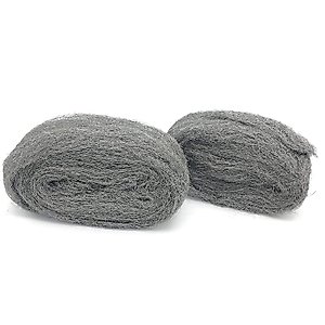 BLOSY Steel Wool 0000 Roll 20ft, Grade #0000 Fine, Multifunctional Fill Fabric DIY Kit, Block Holes Gaps, Finish, Polishing & Cleaning, 10ft x 2 Roll