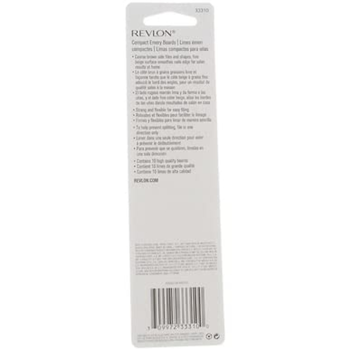 Revlon Compact Emery Board 10 ea (Pack of 5)