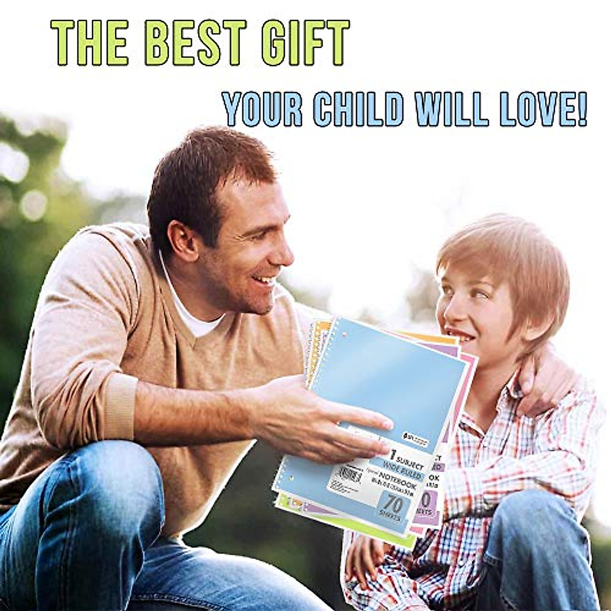 Mead Spiral Notebook, 4 Pack of 1-Subject Wide Ruled 70 Sheet Spiral Bound Notebooks, Pastel Colors, COLOR WILL VARY