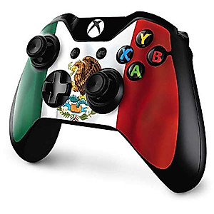 Skinit Decal Gaming Skin compatible with Xbox One Controller - Originally Designed Mexico Flag Design