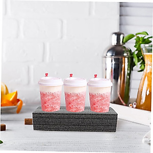 3pcs Milk Tea Drink Cup Holder Cupcake Carrier 3 Cups Foam take Out Cup Holder Beverage Takeout Holders Portable Coffee Cup Takeout Cup Trays Pearl Cotton Takeaway Box re-usable