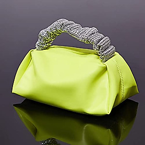Afonie Sequin Hobo Bag for Women - Everyday Purse & Handbag, (Green Neon)