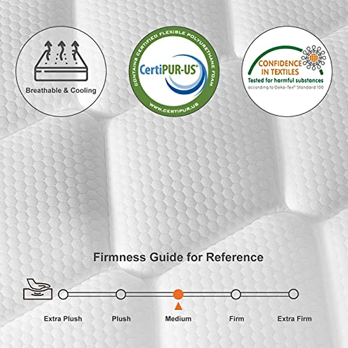 Queen Mattress, MOLBLLY 10 Inch Cooling-Gel Memory Foam and Individually Pocket Innerspring Hybrid Mattress, Queen Bed Mattress in a Box, CertiPUR-US Certified,60”*80”, Medium Firm Queen Size Mattress