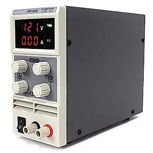 KPS1203D DPS305U Adjustable Switch DC Adjustable Power Supply 4-Digital LED Display AC110V for Lab, Automobile Battery Charger, DIY Tool, Repair, Research (KPS1203D)