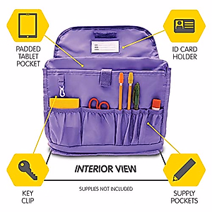 Bixbee Kids Backpack, Purple Sparkly Bookbag for Girls & Boys Ages 7 - 10 | Daycare, Preschool, Elementary School Bag for Kids | Easy to Carry & Water Resistant