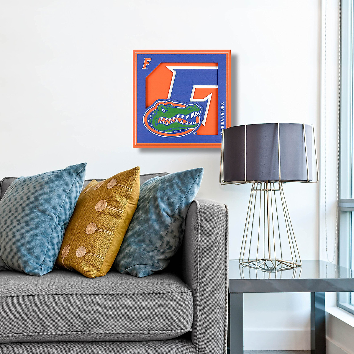 YouTheFan NCAA Florida Gators 3D Logo Series Wall Art - 12x12