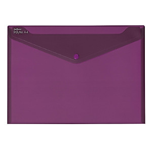 Snopake A4 Fusion Polyfile Popper Wallet – Fusion Assorted [Pack of 5] Ref: 15643