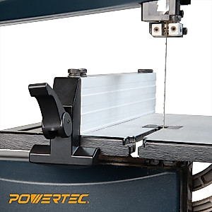 POWERTEC BS900RF Rip Fence for POWERTEC BS900 Wood Band Saw and Similar Band Saws with a Work Table Size of 11-1/8” to 11-13/16”