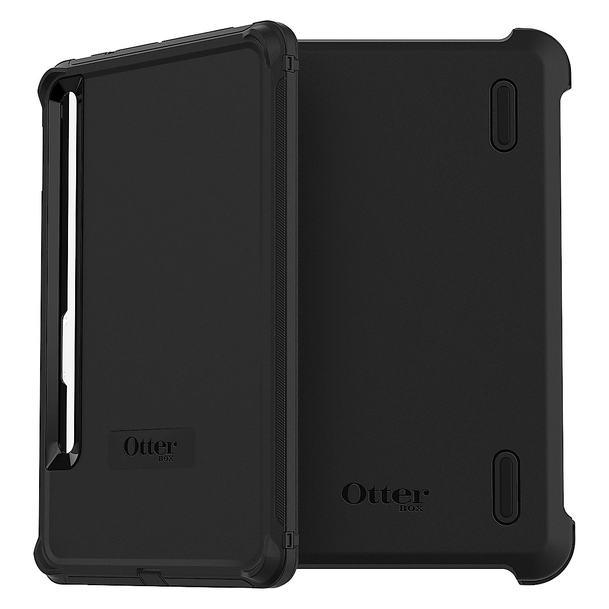 OtterBox Defender Series Case for Galaxy TAB S7/S8 5G - Single Unit Ships in Polybag, Ideal for Business Customers - Black