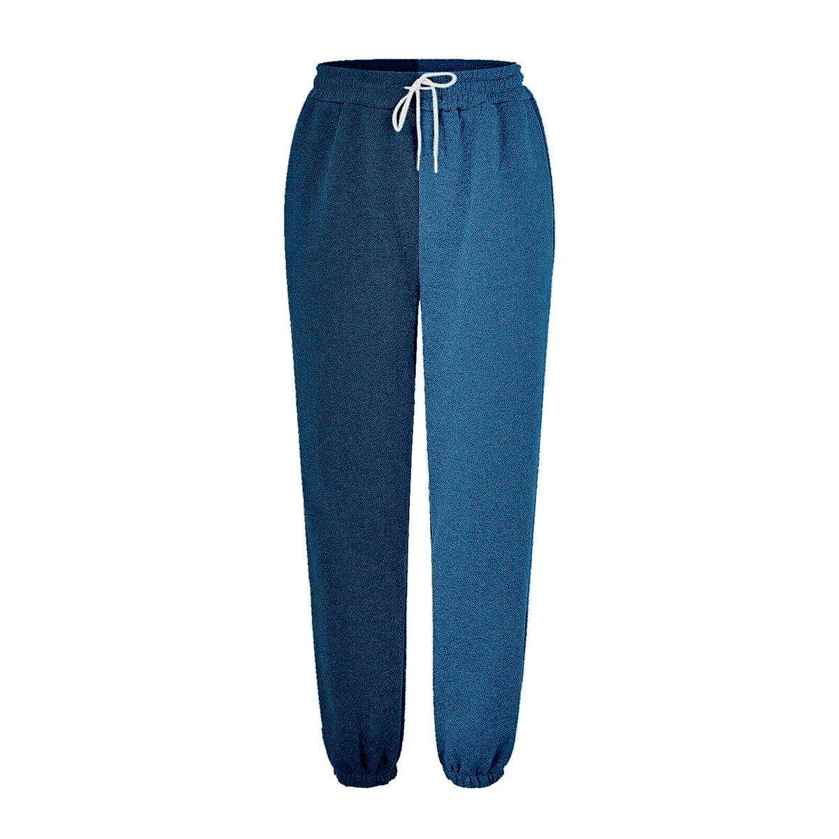 Baggy Fleece Lounge Pants Wide Leg Drawstring Joggers Oversized Joggers Loungewear High Waisted Wide Leg Pants Women's Comfy Elastic Waistband Drawstring Linen Pants Cropped ZLOUS30919SALE092