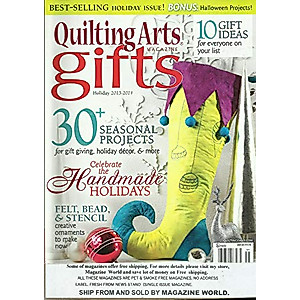 QUILTING ARTS GIFTS MAGAZINE, 30+ SEASONAL PROJECTS HOLIDAY, 2013/2014