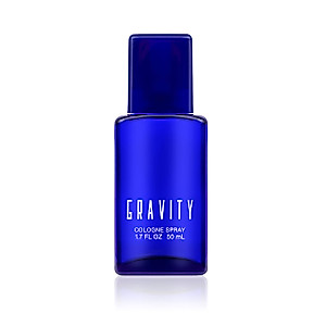 Gravity Eau de Cologne Spray, Vegan Formula, Fragrance, Earthy Wood and Leather Notes, 1.7oz