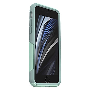 OtterBox iPhone SE 3rd & 2nd Gen, iPhone 8 & iPhone 7 (Not Compatible with Plus Sized Models) Commuter Series Case - OCEAN WAY (AQUA SAIL/AQUIFER), Slim & Tough, Pocket-Friendly, with Port Protection