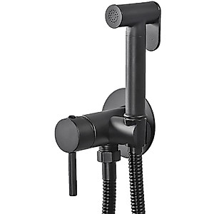 MINJING Handheld Bidet Sprayer for Toilet, Baby Cloth Diaper Sprayer Hot and Cold Water Toilet Sprayer Wall Mounted Brass Handheld Sprayer Kit for Personal Hygiene Cleaning